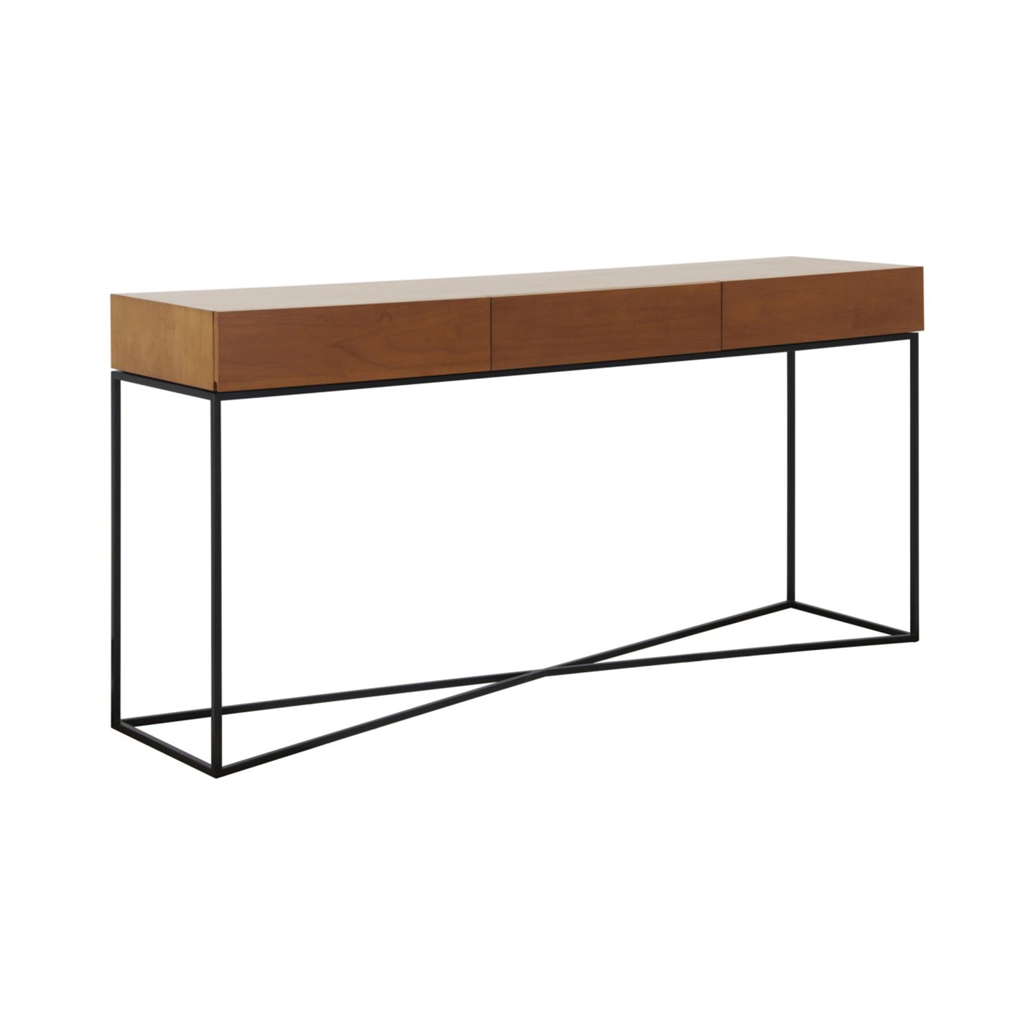 Jacopo Console Table - Brown/Black – Bode Contract