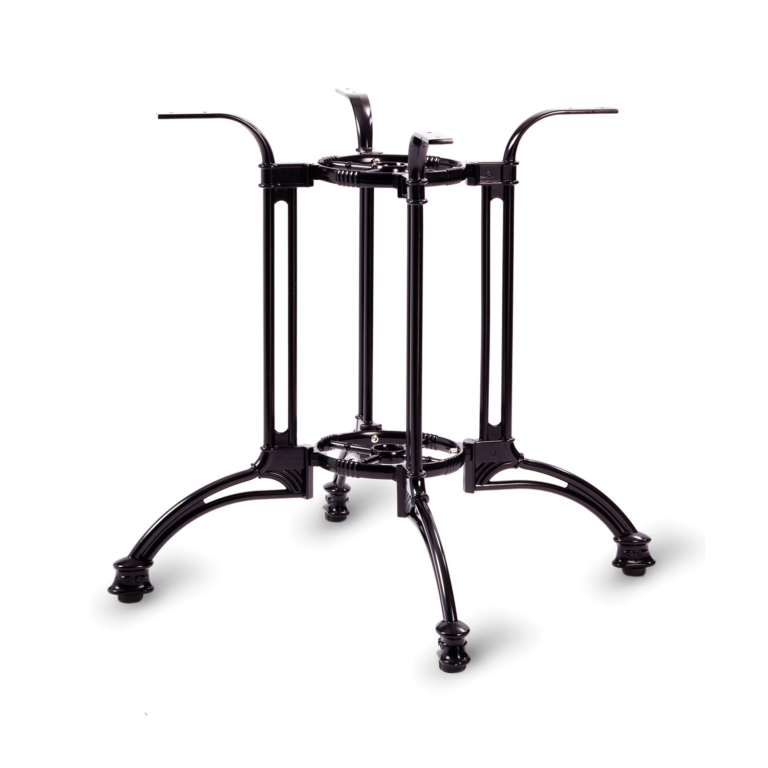 Pereira 4 Leg Large Table Base - Black – Bode Contract